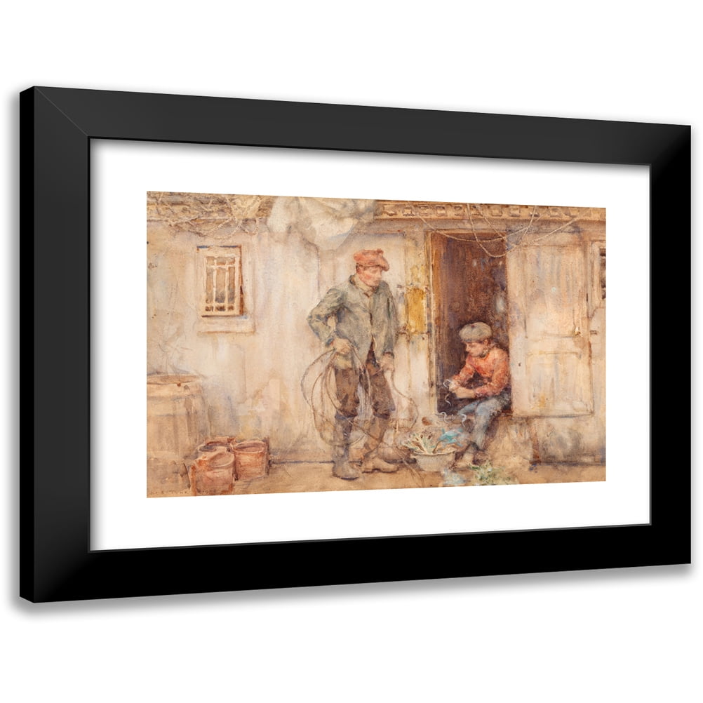 Henry Scott Tuke 18x13 Black Modern Framed Museum Art Print Titled ...