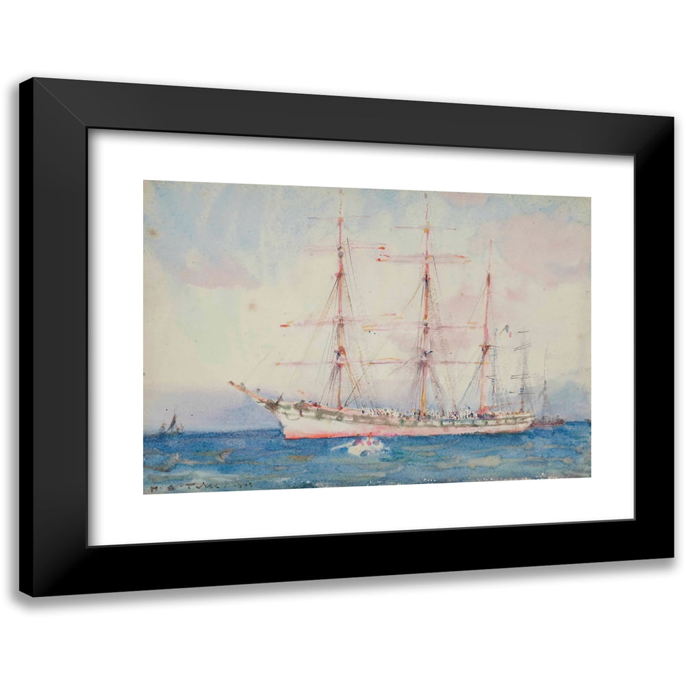 Henry Scott Tuke 24x18 Black Modern Framed Museum Art Print Titled ...
