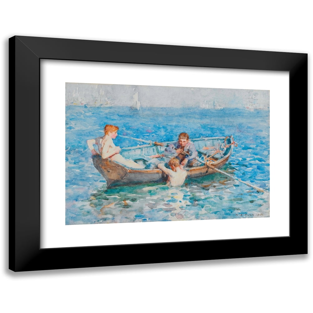 Henry Scott Tuke 24x18 Black Modern Framed Museum Art Print Titled ...