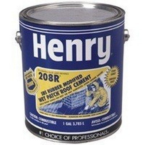 Henry Smooth Black Rubber Sbs Rubber Modified Roof Cement 1 gal ...