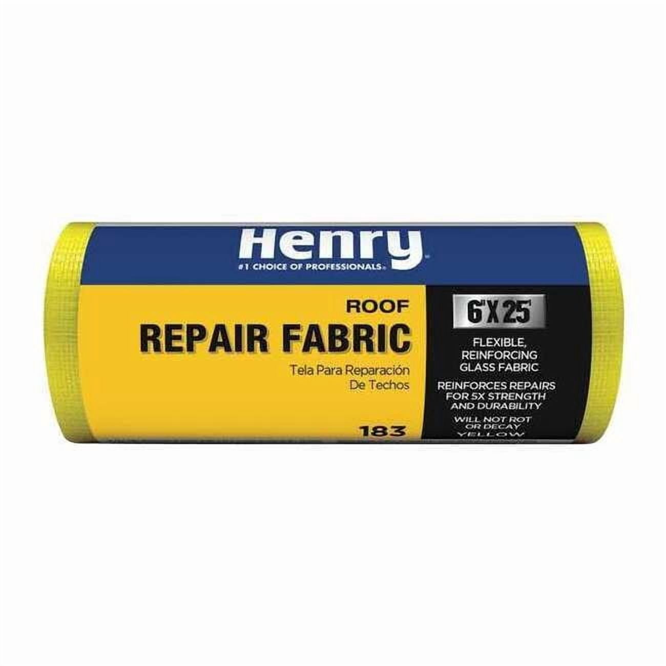 Roof Repair Fabric, 6 in x 25 ft, Roll, Yellow HE183196 - Walmart.com