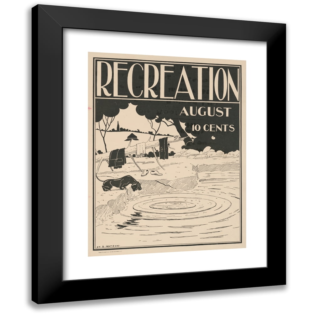 Henry Summer Watson 19x24 Black Modern Framed Museum Art Print Titled ...