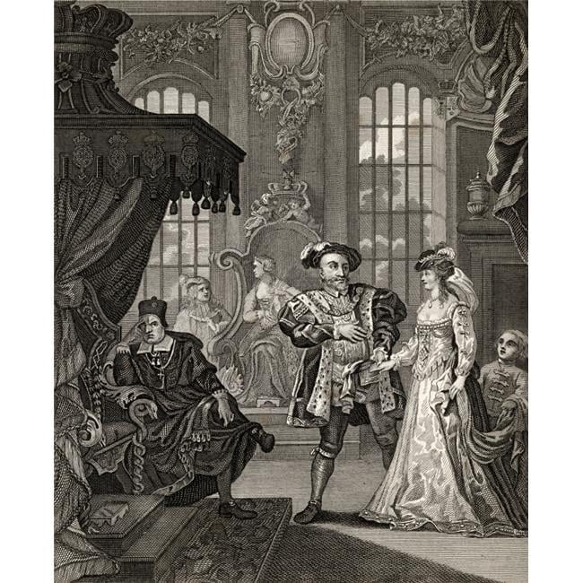 Henry The Eighth And Anna Boleyne Engraved By T Cooke After Hogarth ...
