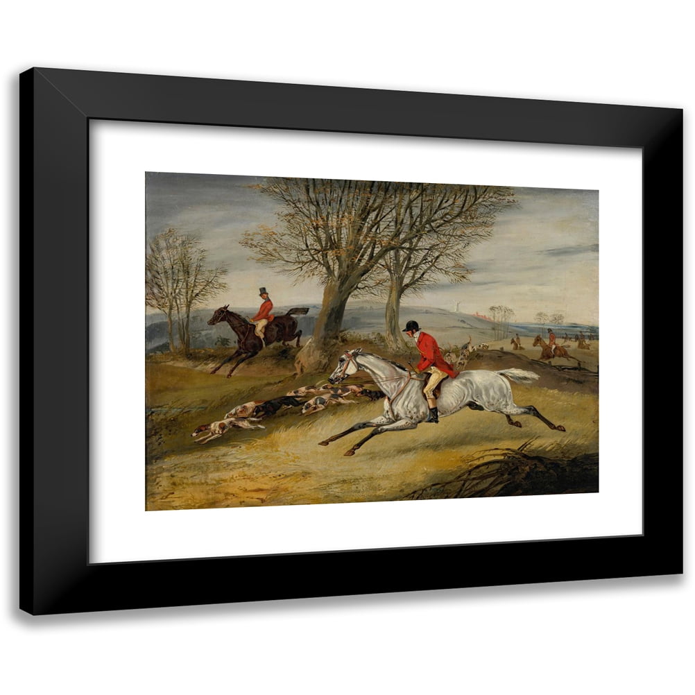 Henry Thomas Alken 24x19 Black Modern Framed Museum Art Print Titled ...