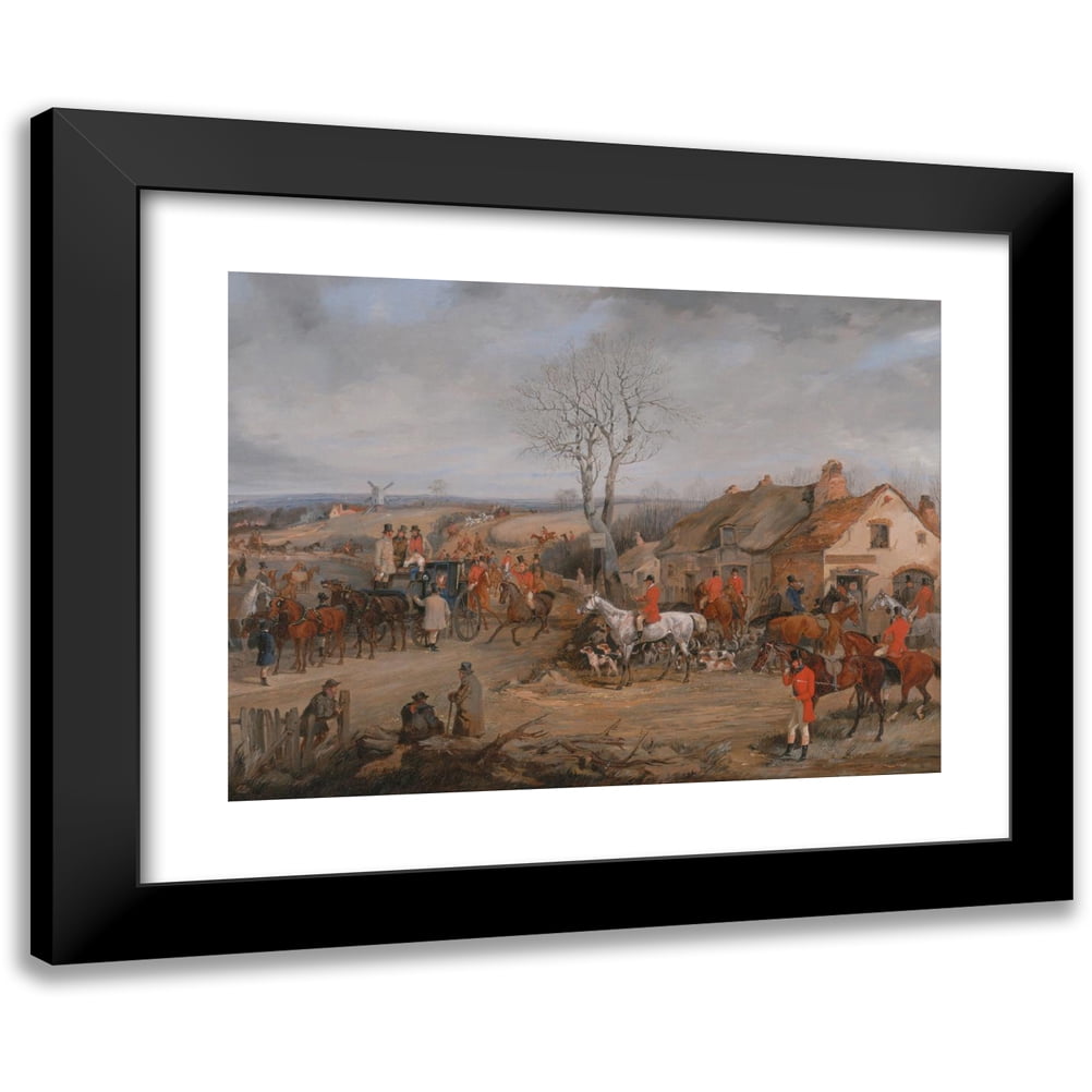 Henry Thomas Alken 24x19 Black Modern Framed Museum Art Print Titled ...