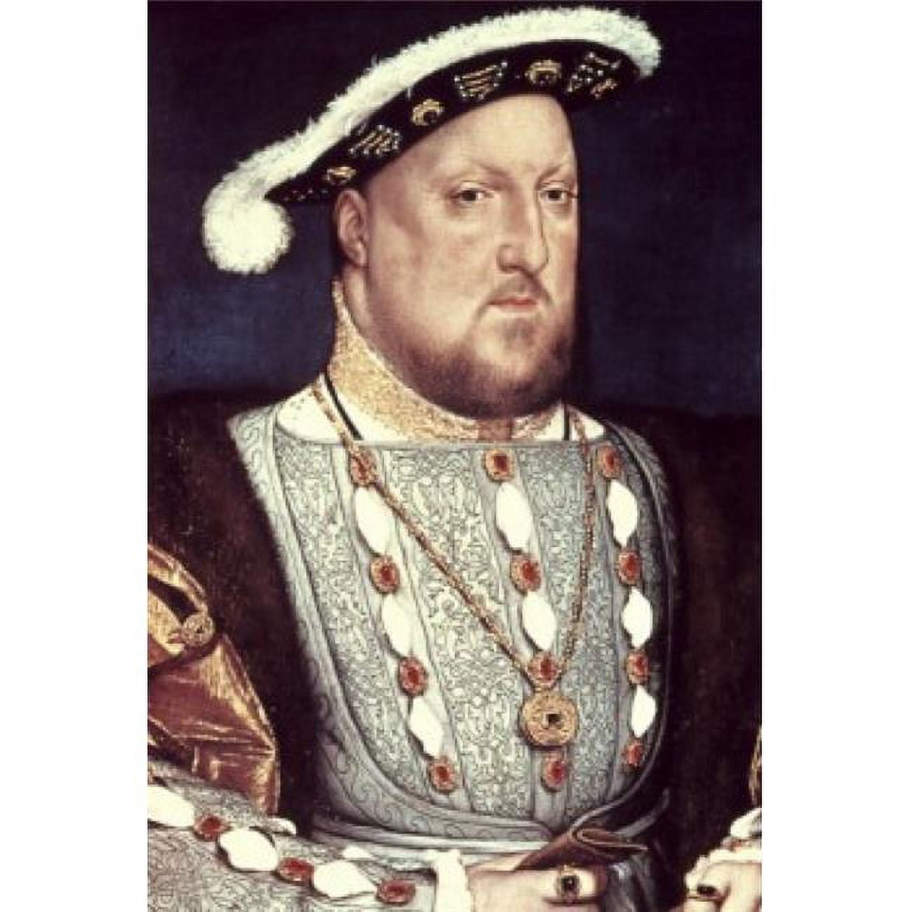 Henry VIII Ca 1536-37 Hans Holbein the Younger 1497-1543 German Tempera ...