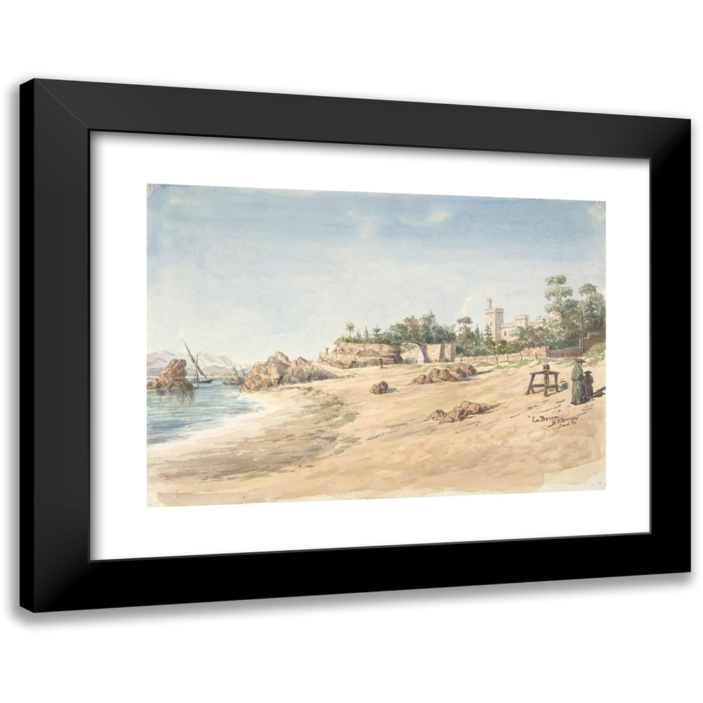 Henry Victor Burgy 24x18 Black Modern Framed Museum Art Print Titled ...