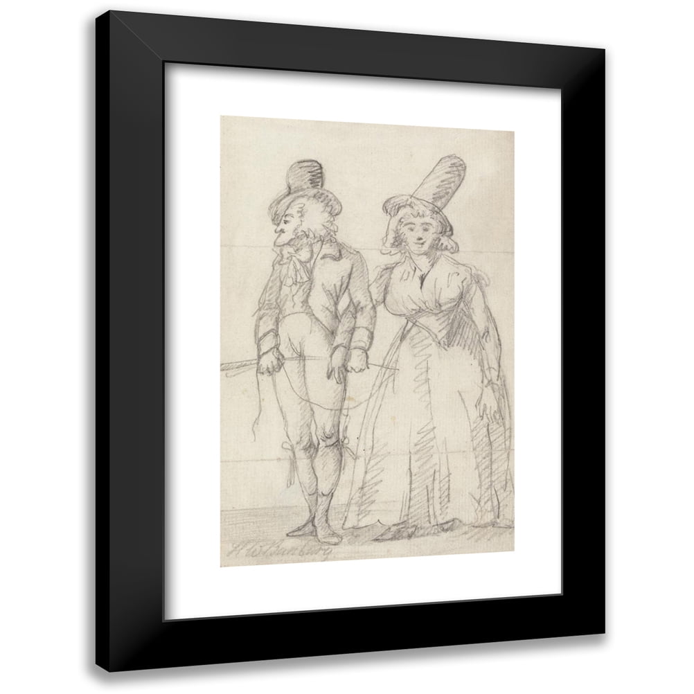 Henry William Bunbury 11x14 Black Modern Framed Museum Art Print Titled ...