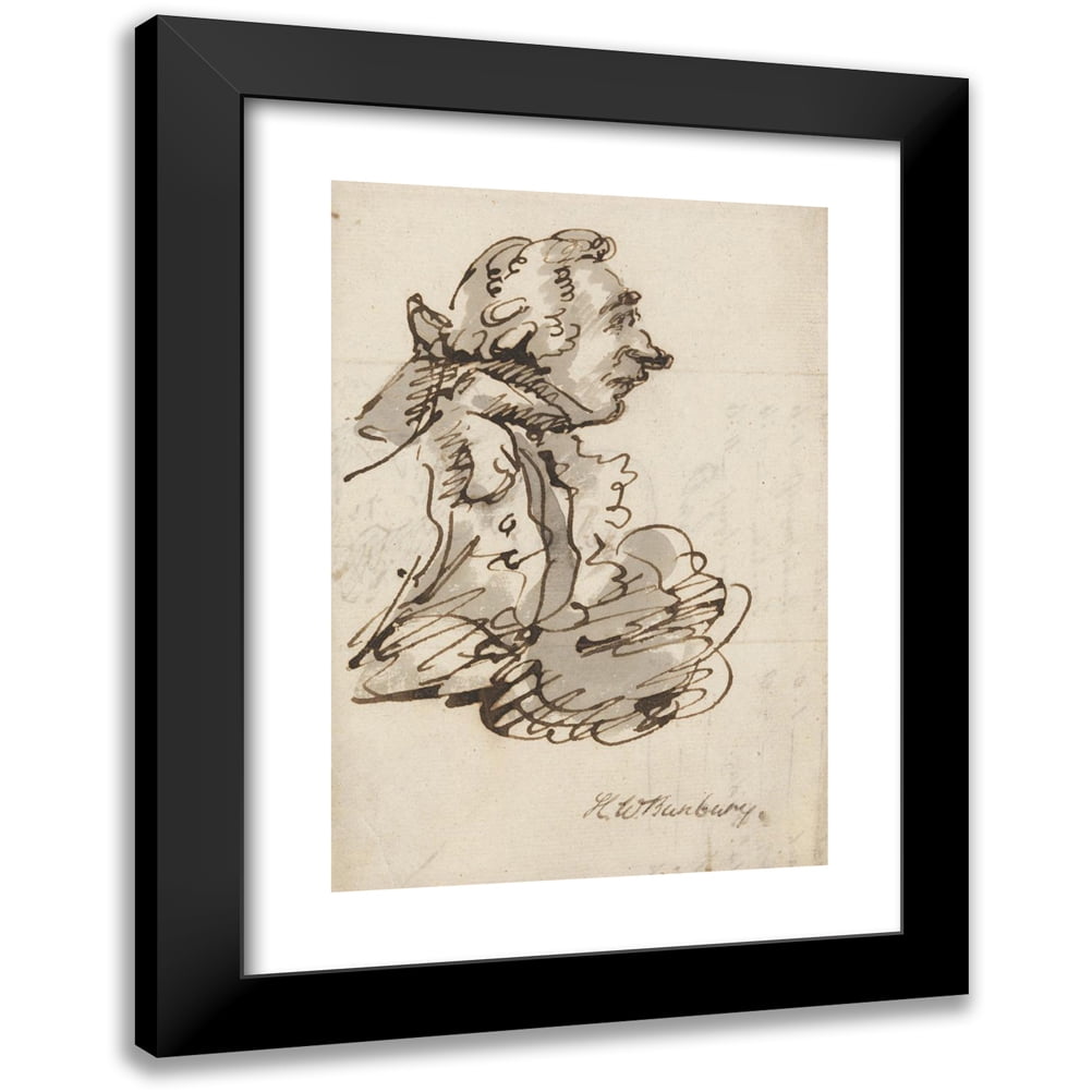 Henry William Bunbury 11x14 Black Modern Framed Museum Art Print Titled ...
