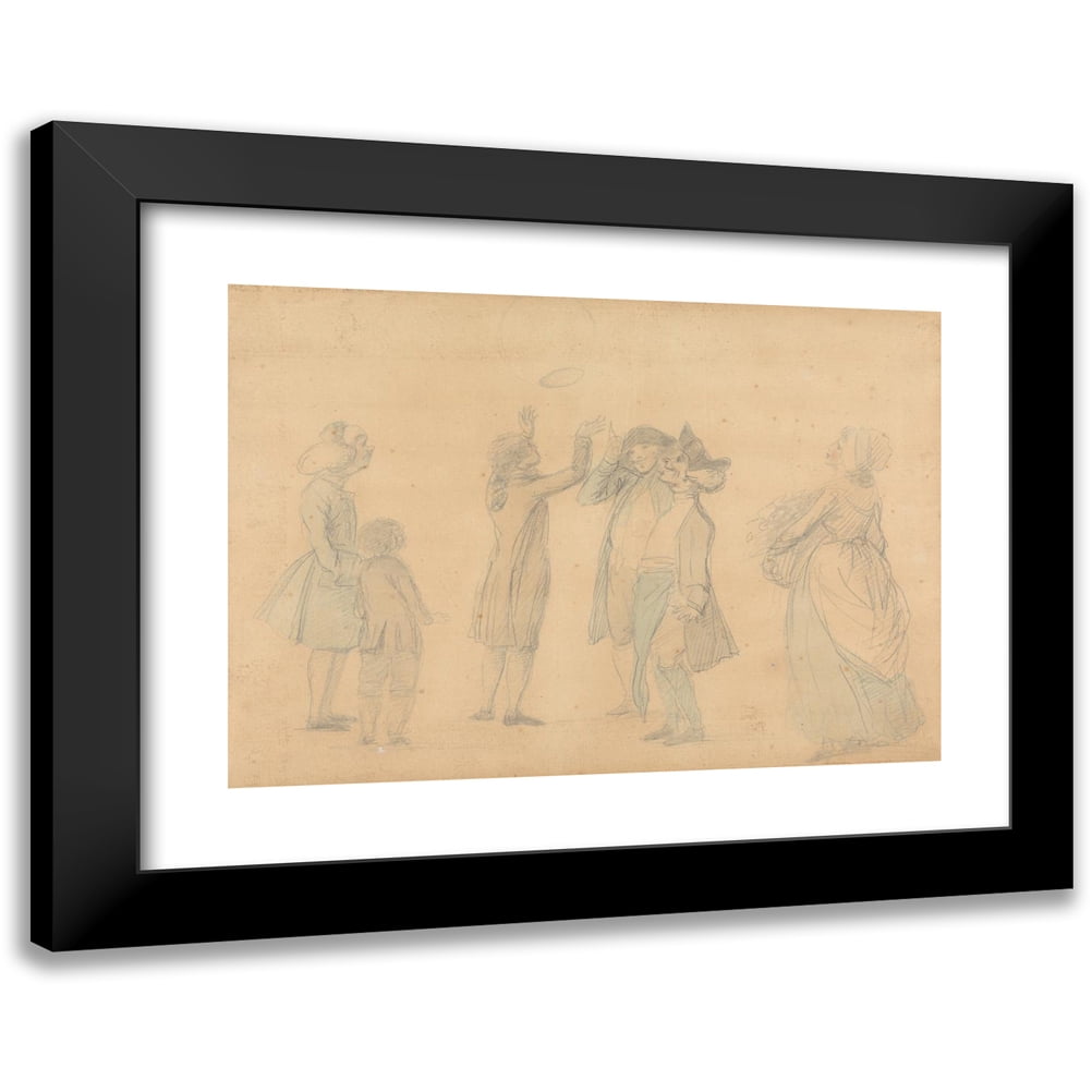Henry William Bunbury 14x11 Black Modern Framed Museum Art Print Titled ...