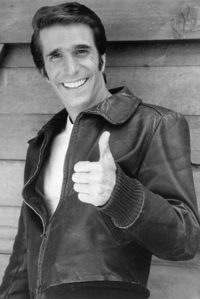 Henry Winkler 24X36 Poster Happy Days as The Fonz doing thumbs up ...
