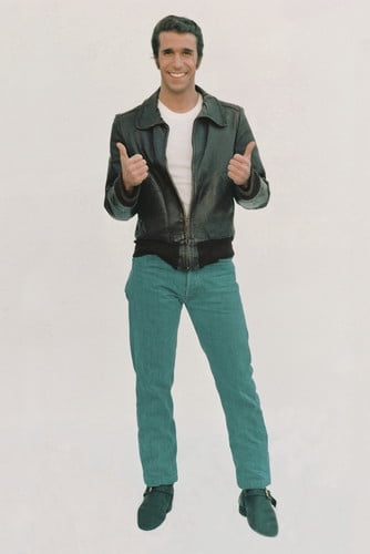 Henry Winkler 24x36 Poster classic as The Fonz thumbs up! - Walmart.com