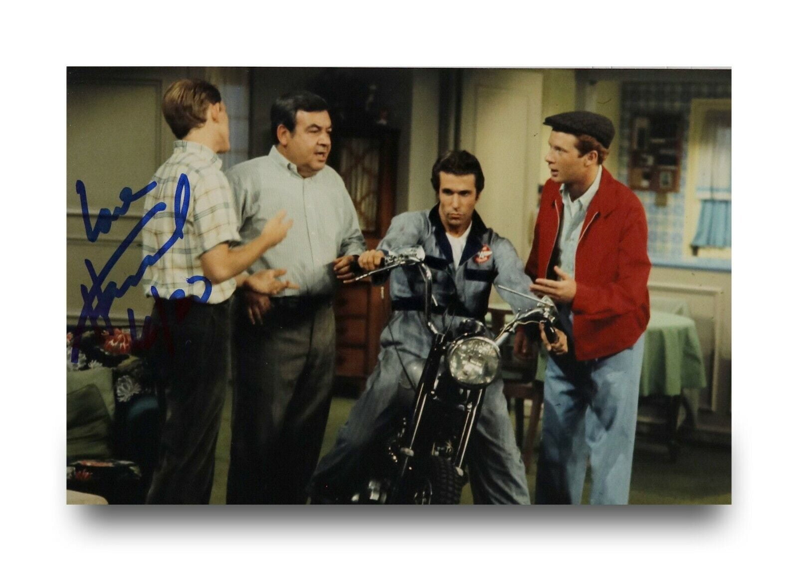 Henry Winkler Signed 6x4 Photo Arthur Fonzie The Fonz Happy Days ...