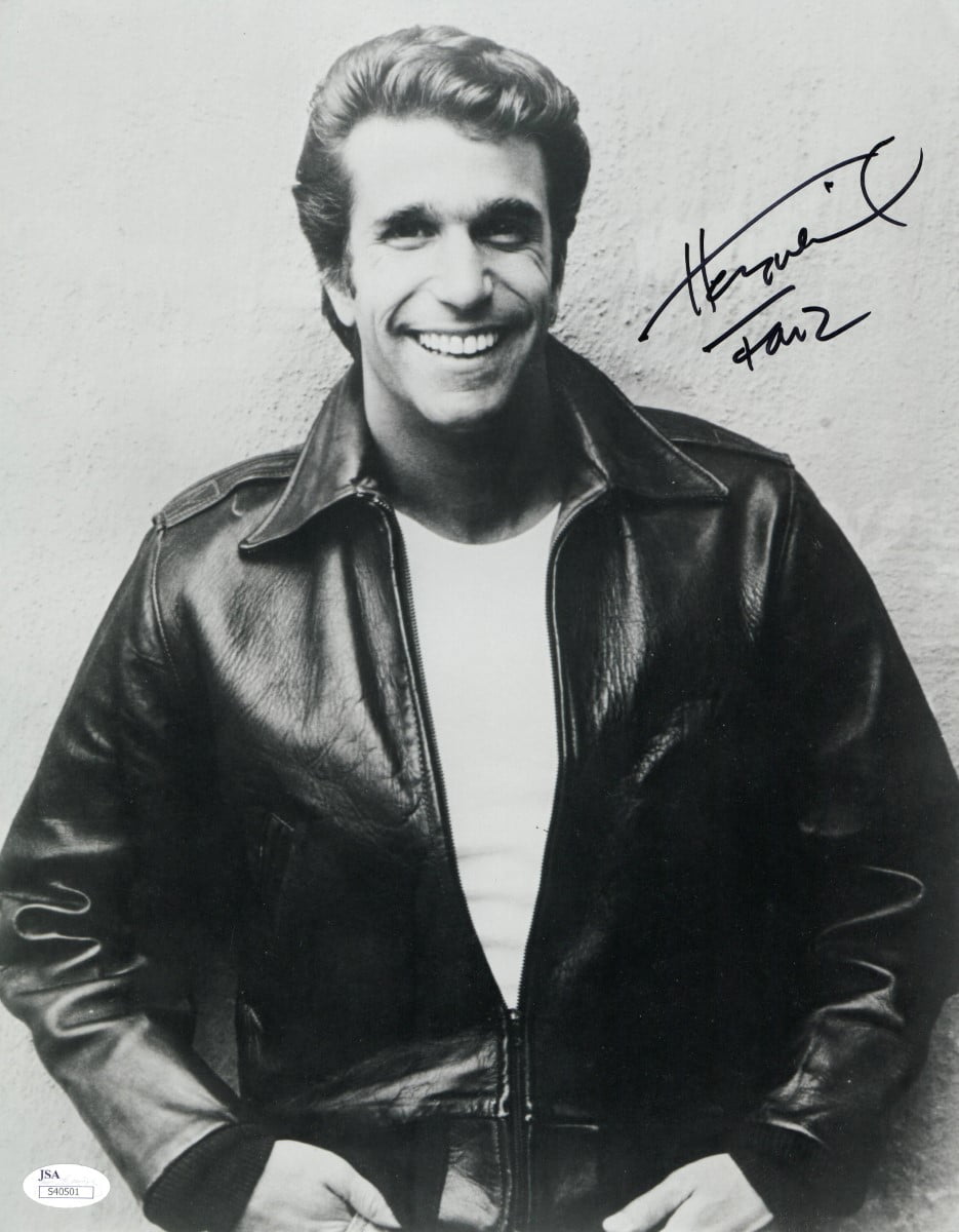 Henry Winkler Signed Autographed 11X14 Photo Happy Days "Fonz" JSA ...