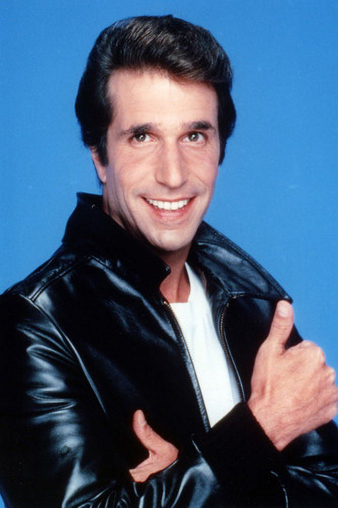Henry Winkler The Fonz Happy Days Print 24X36 Poster - Walmart.com
