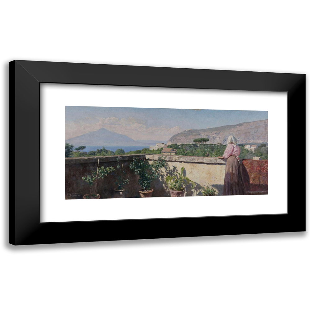 Henry Brokman 14x8 Black Modern Framed Museum Art Print Titled - Woman ...