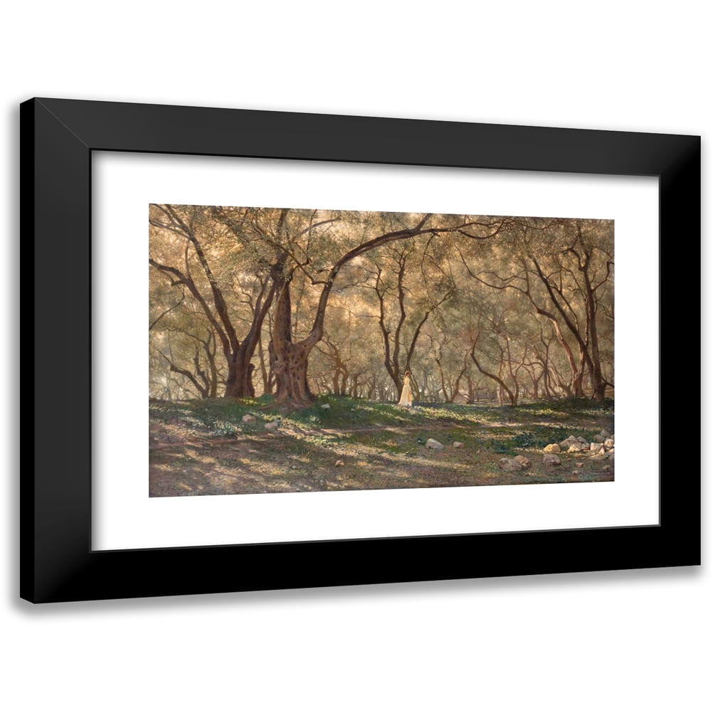 Henry Brokman 18x13 Black Modern Framed Museum Art Print Titled - Young ...