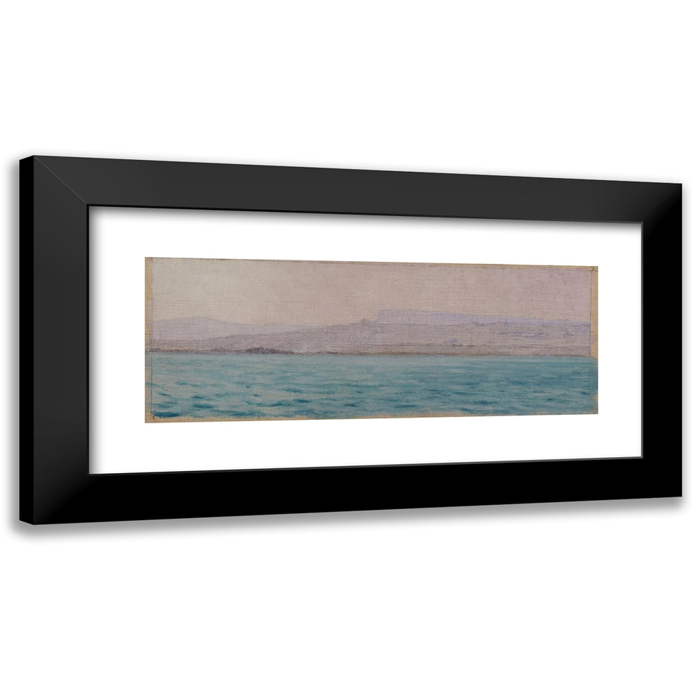 Henry Brokman 24x11 Black Modern Framed Museum Art Print Titled - Rive ...