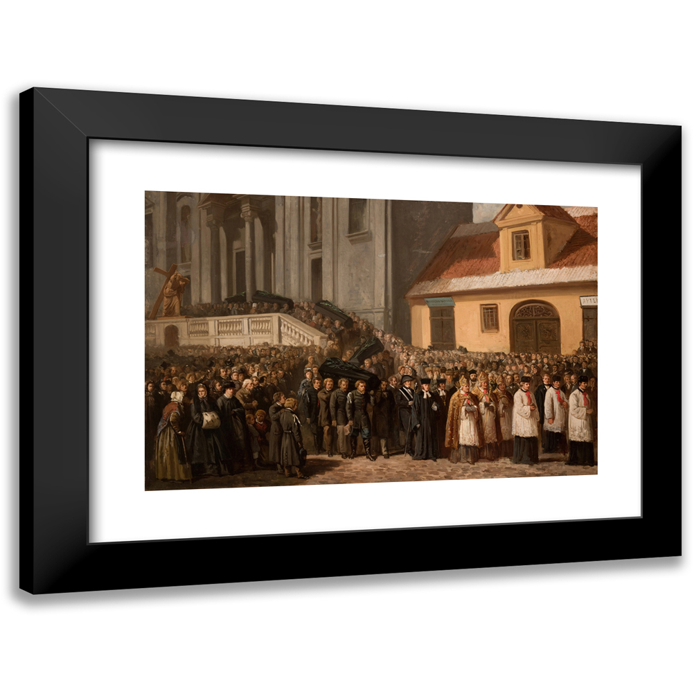 Henryk Pillati 14x11 Black Modern Framed Museum Art Print Titled ...