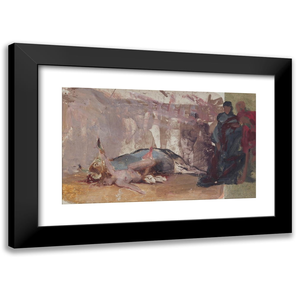 Henryk Siemiradzki 14x10 Black Modern Framed Museum Art Print Titled ...