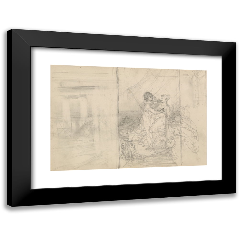 Henryk Siemiradzki 24x18 Black Modern Framed Museum Art Print Titled ...