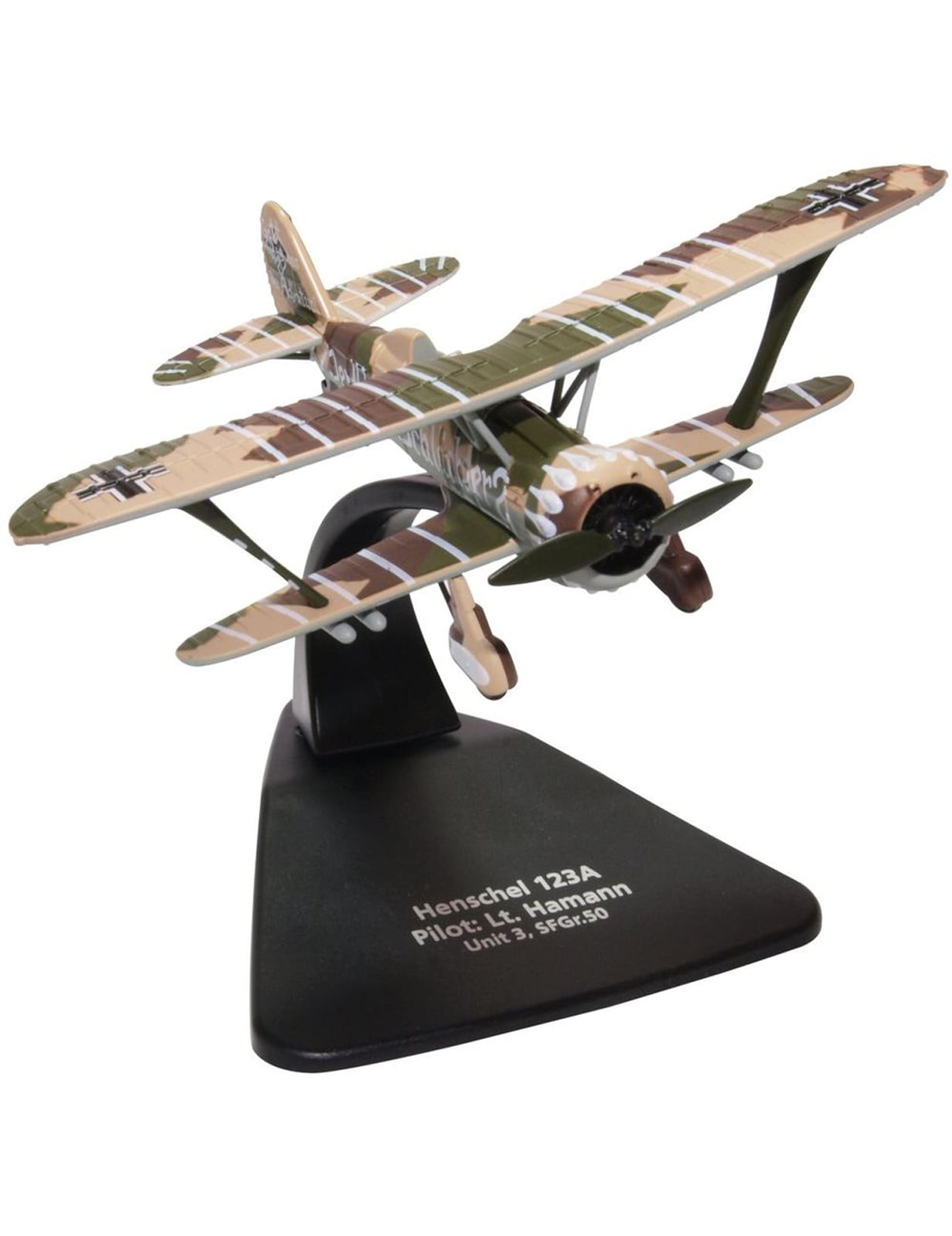 Henschel 123A Bomber Plane Pilot: Lt. Kurt Hamann Unit 3 SFGr.50 ...