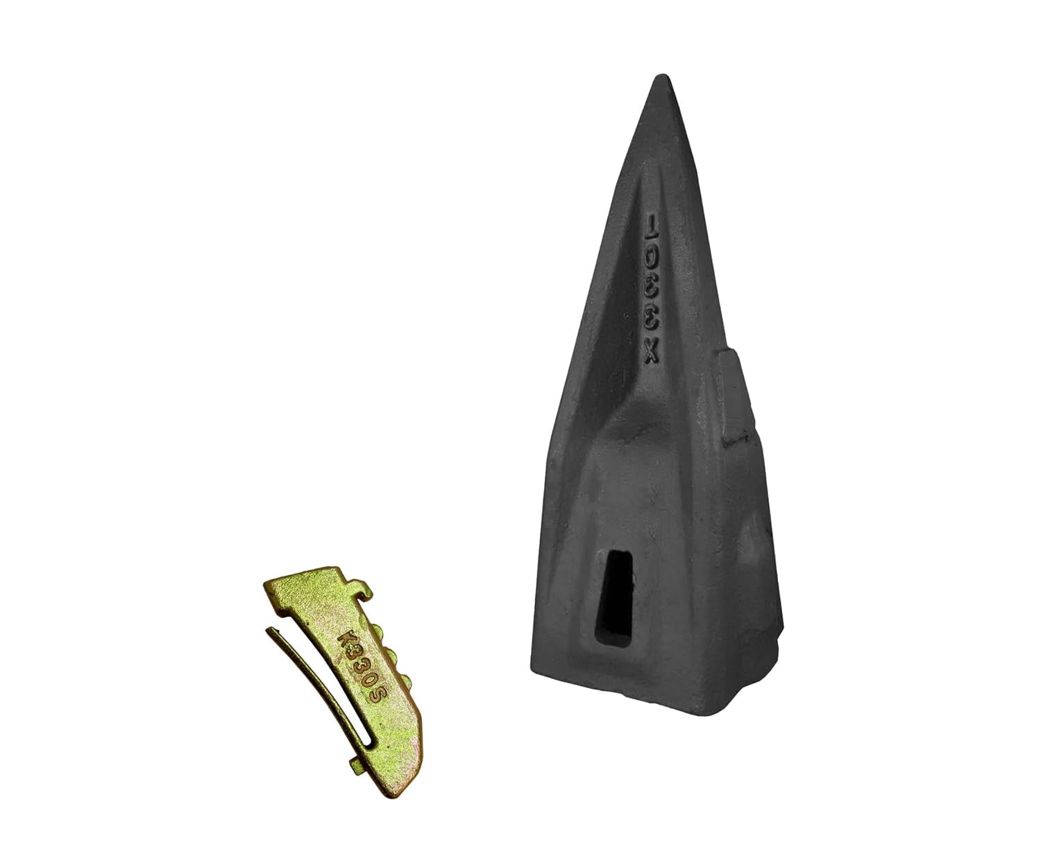 Hensley Style Parabolic Tiger Rock Tooth w Steel Pin - 330 Series ...