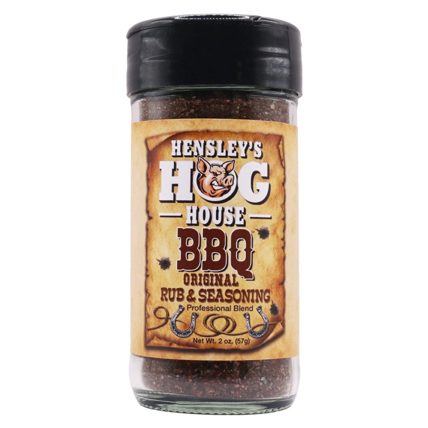 Hensley's Hog House Old West Original BBQ Rub & Seasoning 2 oz ...