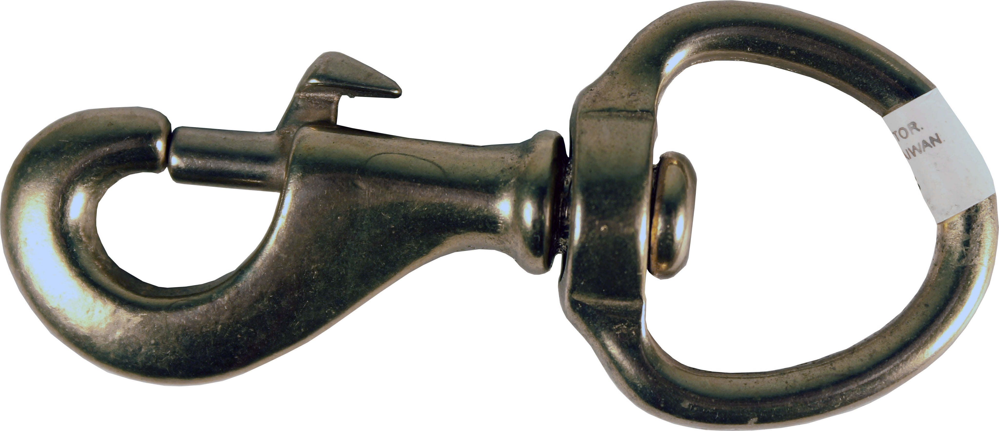 Henssgen Hardware Corp. P-Snap Round Eye Swivel Bolt- Brass 1 X 3 5/8 ...