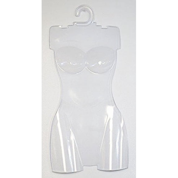 Henta Clear Plastic Female Body Forms | (Female Torso Mannequin Set of ...