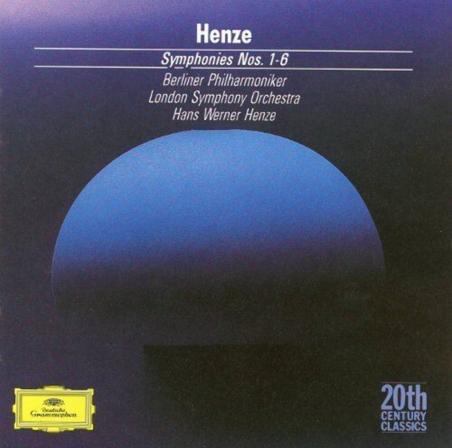 Henze: Symphonies Nos. 1-6 [Audio CD] - Walmart.com