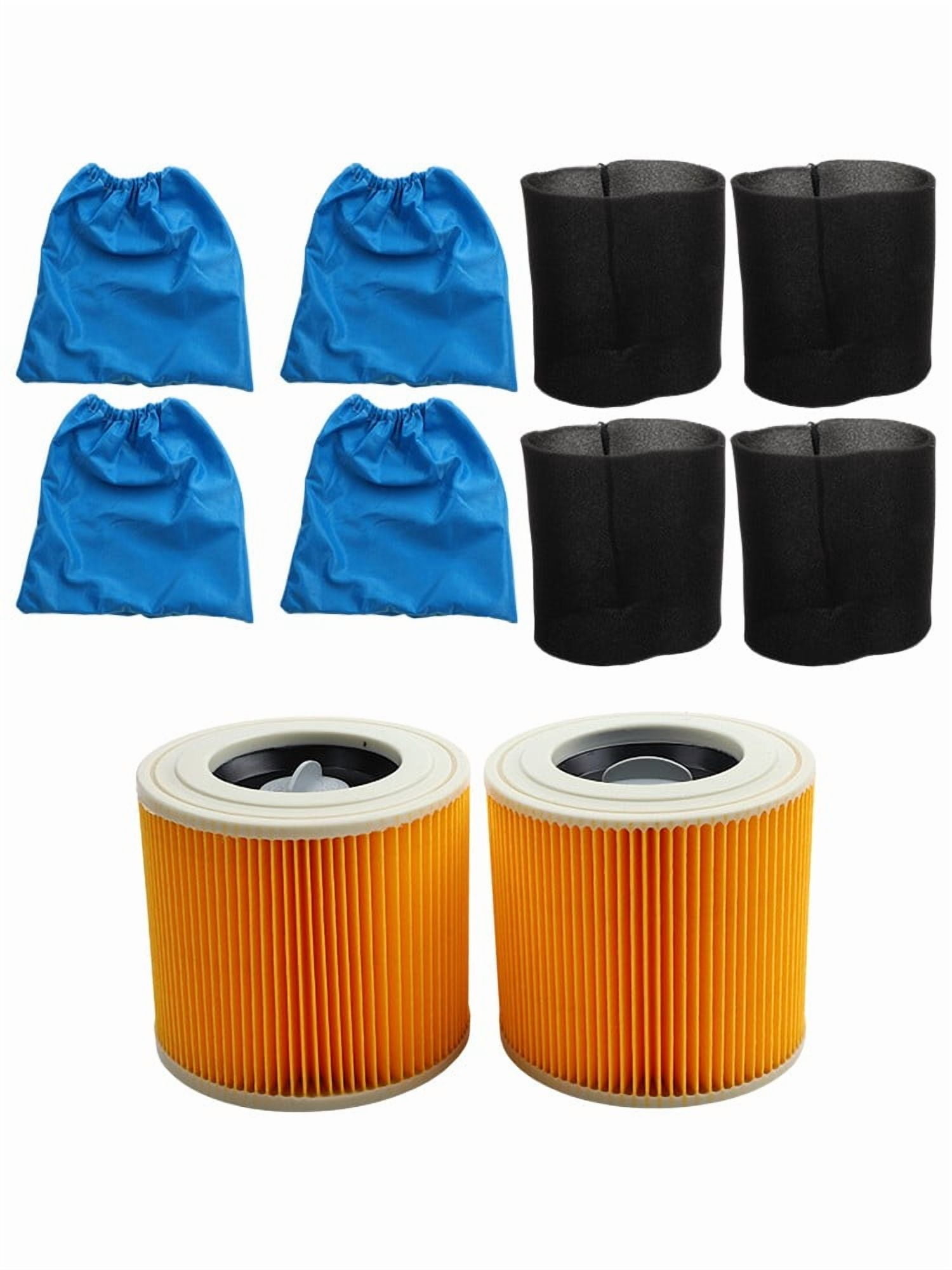 Hepa Filter And Textile Replacement Bag For For Karcher Vacuum Cleaners ...
