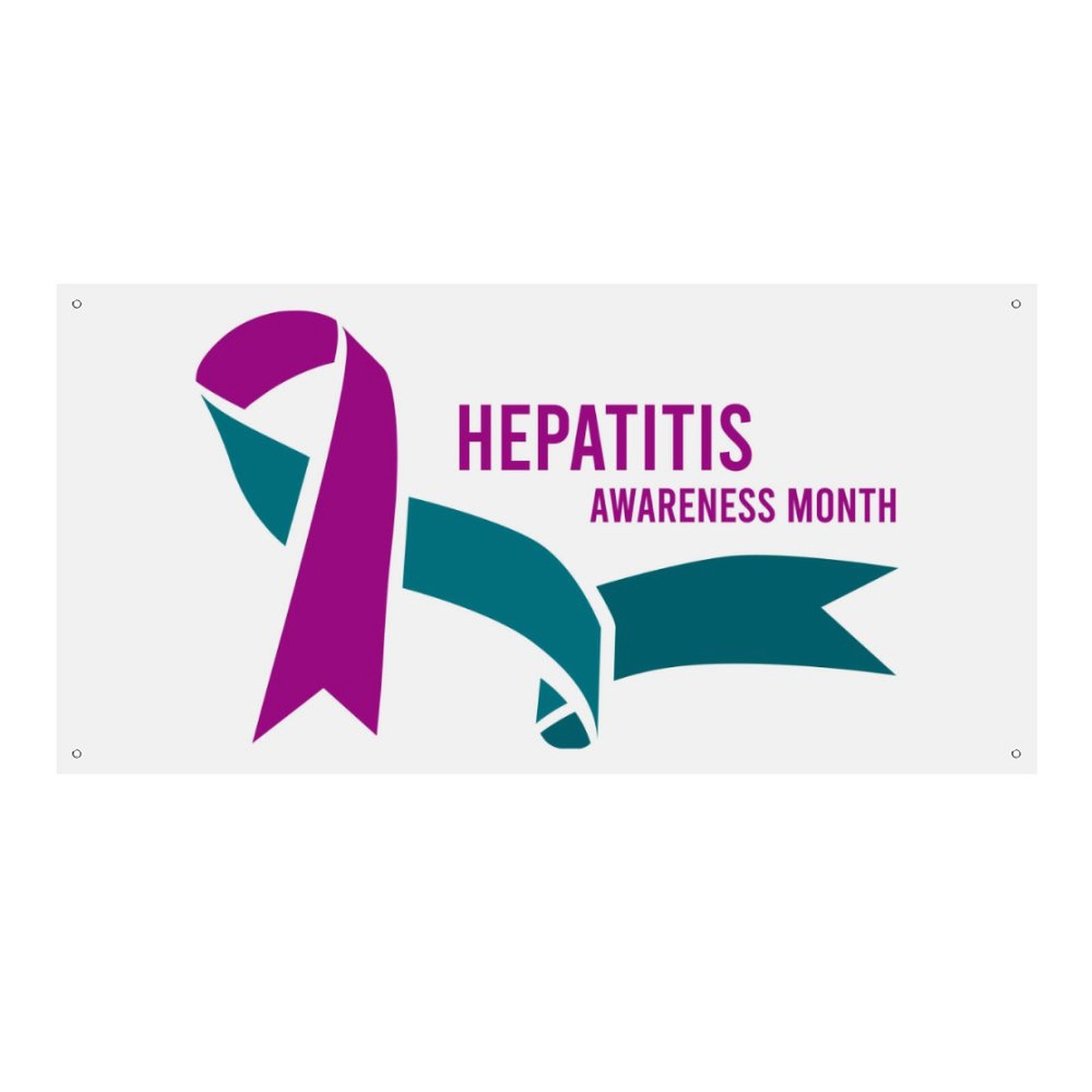 Hepatitis Awareness Month Banners Flag Hanging Backdrop Sign Wall ...