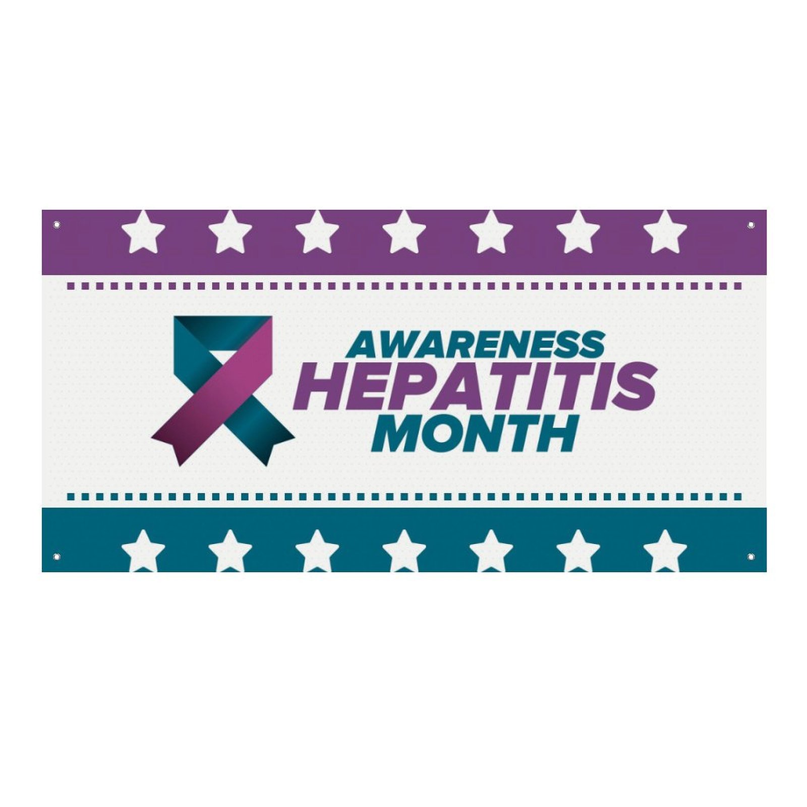 Hepatitis Awareness Month Banners Flag Hanging Backdrop Sign Wall ...