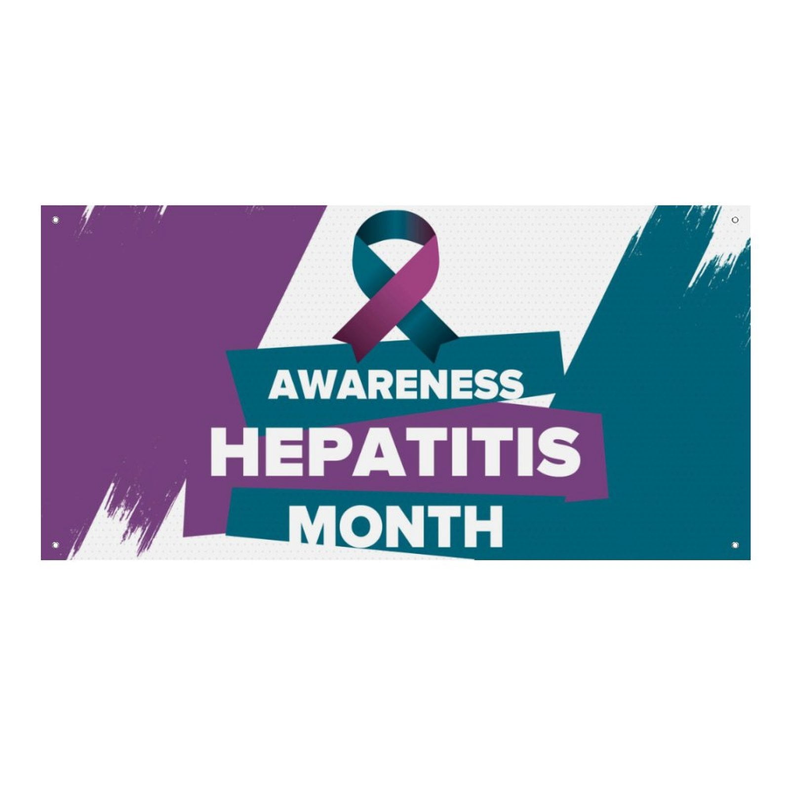 Hepatitis Awareness Month Banners Flag Hanging Backdrop Sign Wall ...