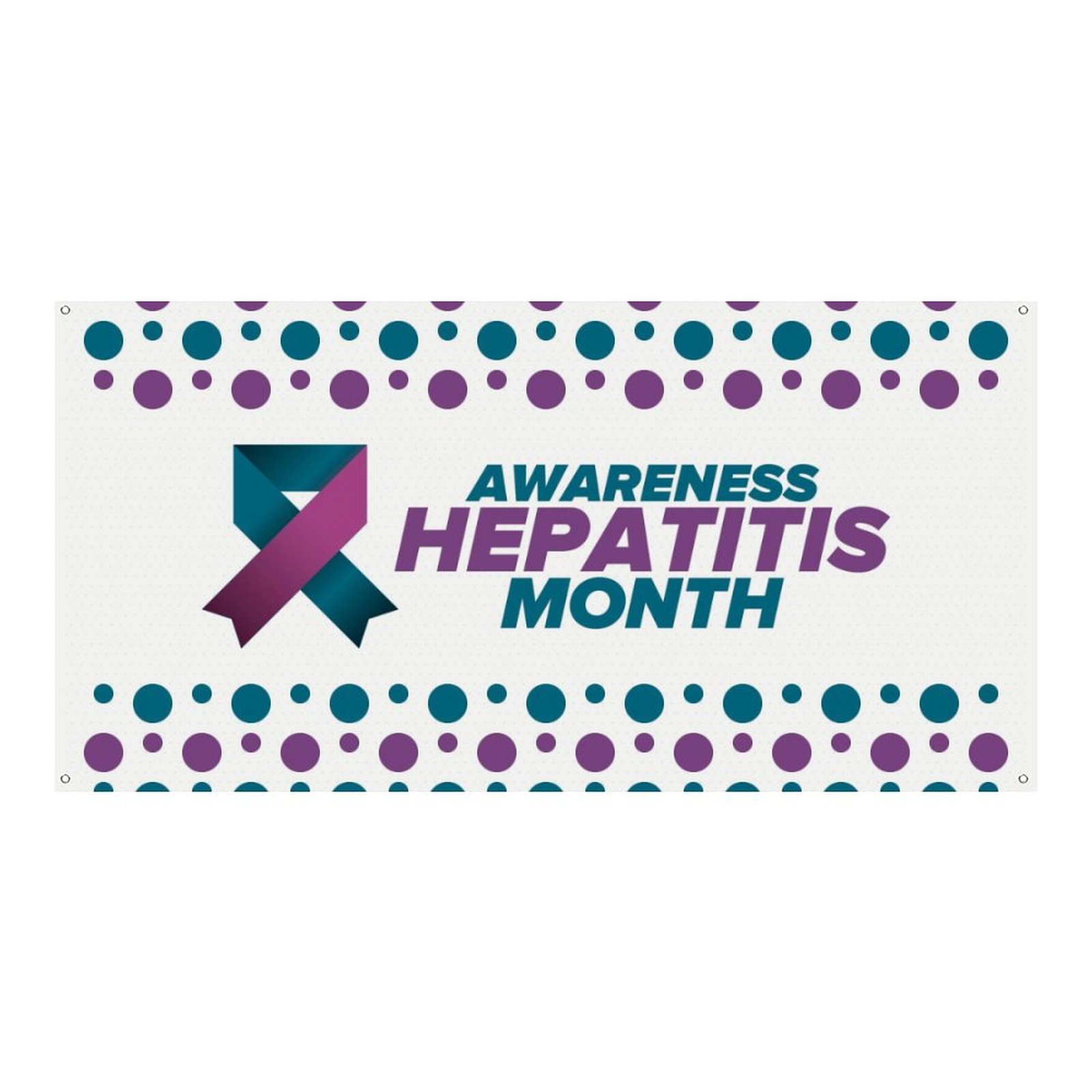 Hepatitis Awareness Month Banners Flag Hanging Backdrop Sign Wall ...