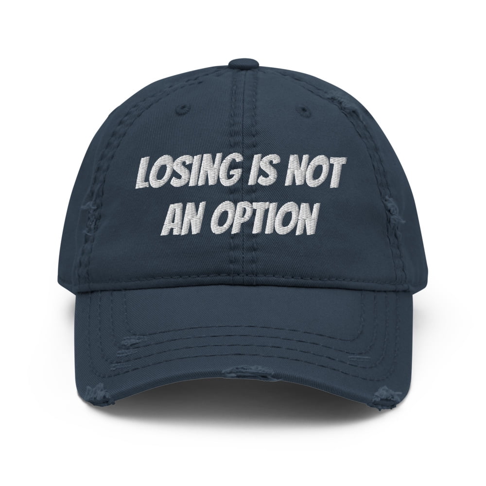 Hepatitis Patient Support Distressed Dad Hat, Losing Is Not An Option ...
