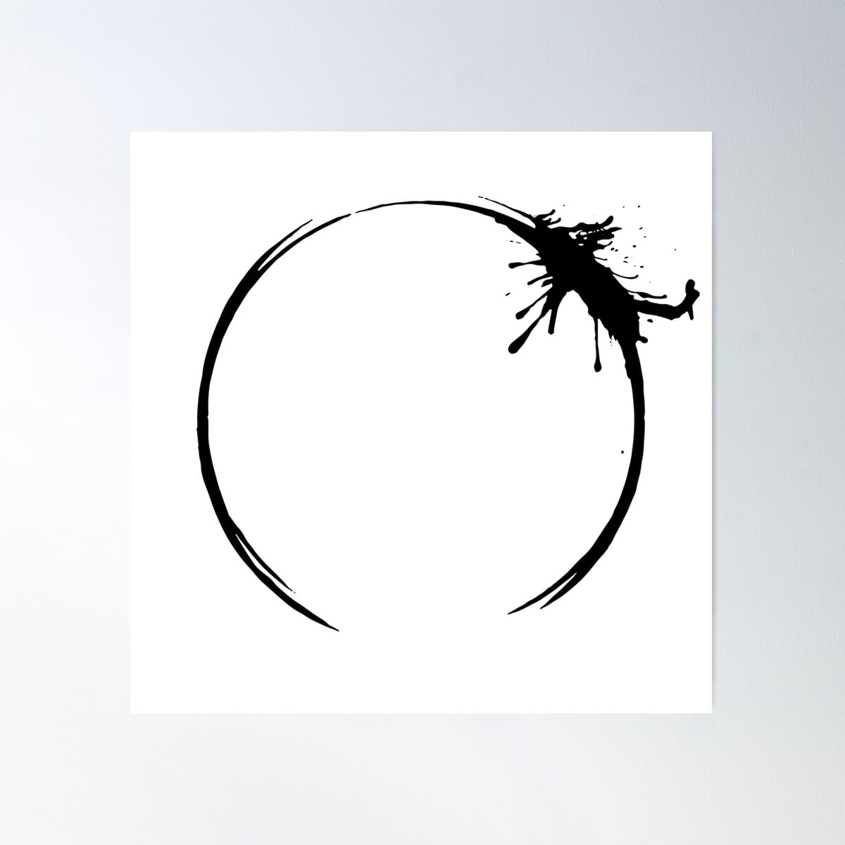 Heptapod B (Translation: "Life") Poster Wall Art, Modern Wall Decor For Living Room Bedroom ...