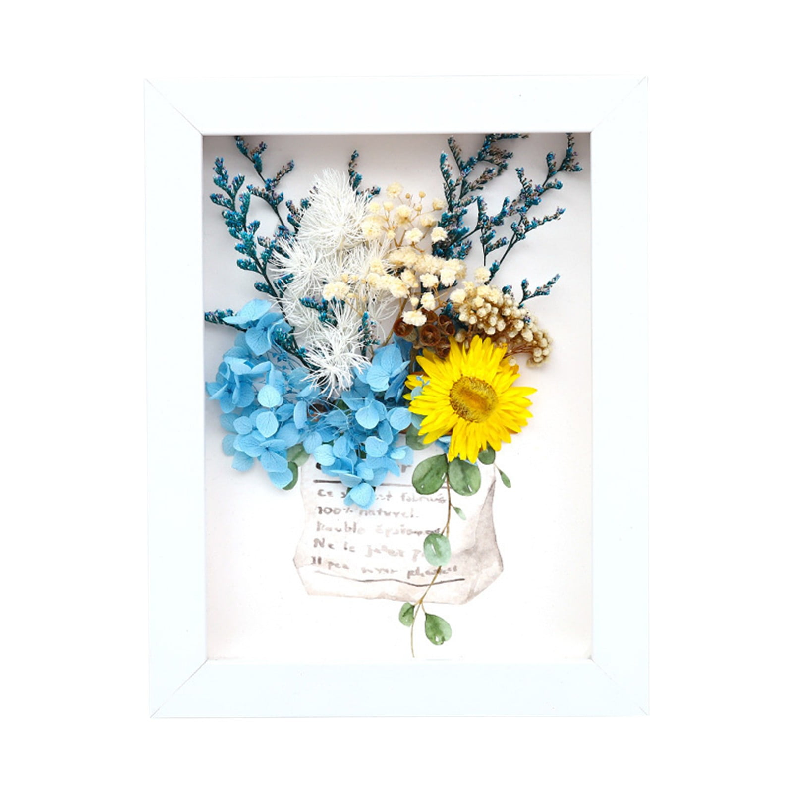 Heqing Boutique 2026 New Holiday Dried Flower Photo Frame Creative Gift ...
