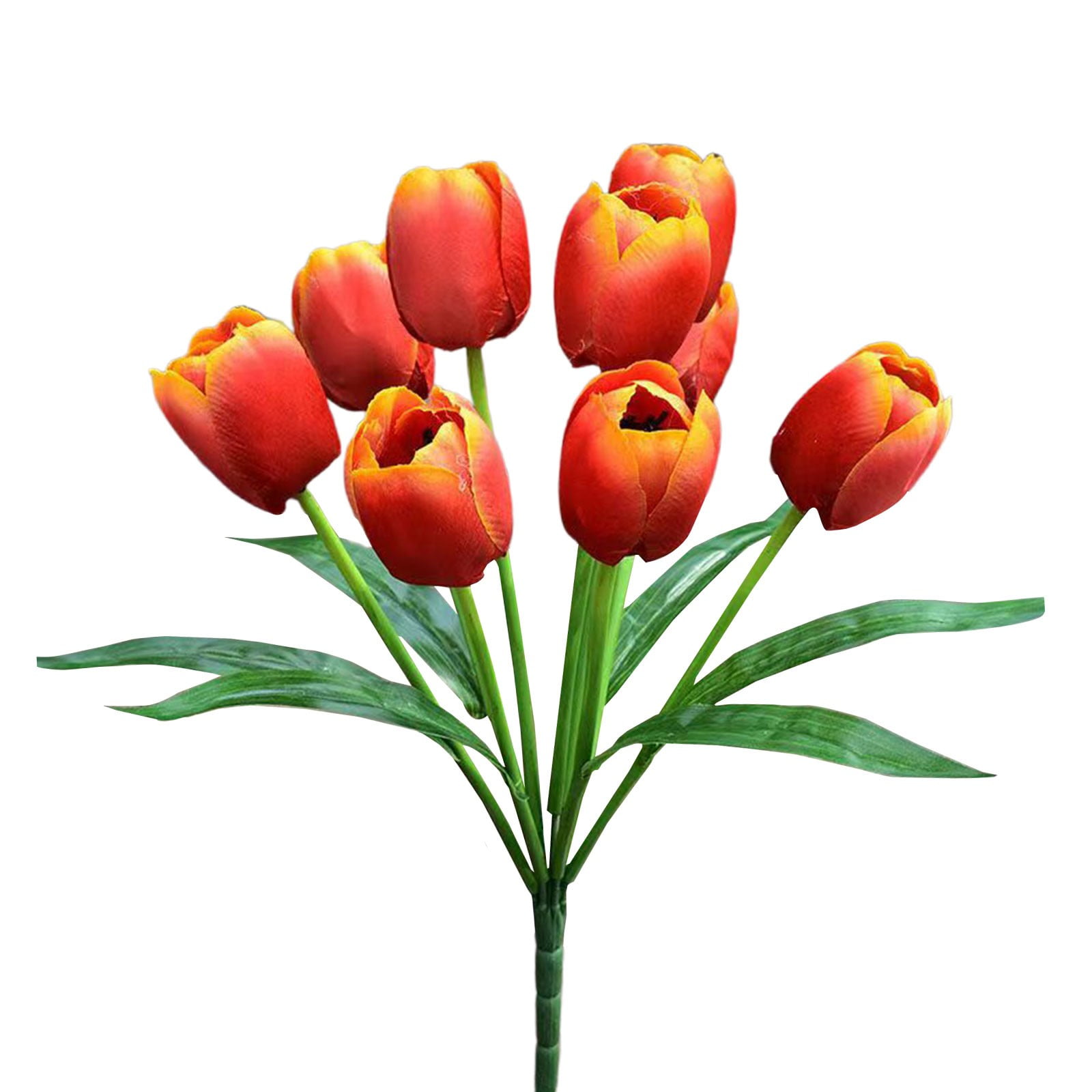 Heqing Boutique Clearance "9 Head Artificial Flower Bouquet Realistic ...