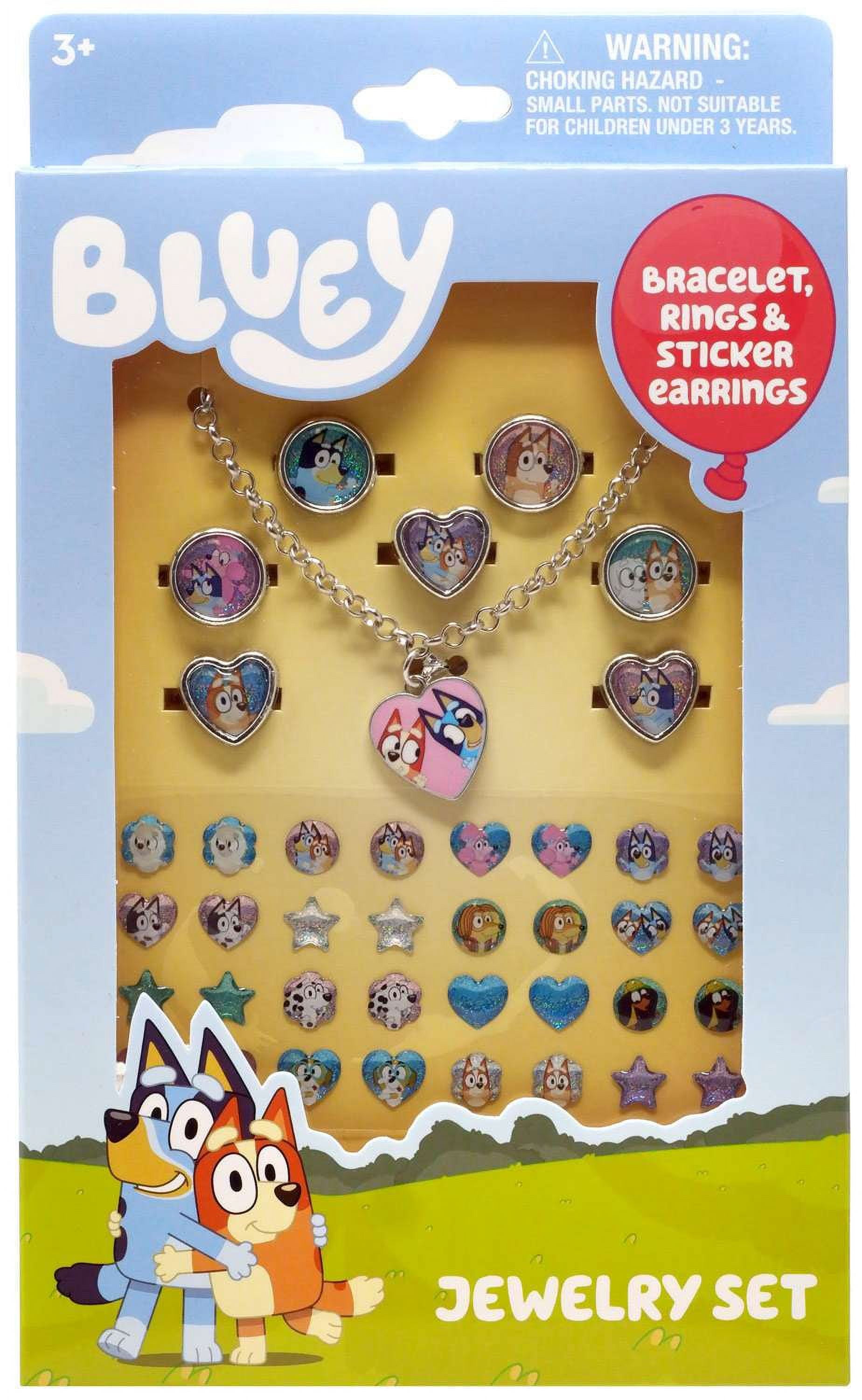 Her Accessories 3-Piece Bluey Jewelry Set (Women's) - Walmart.com