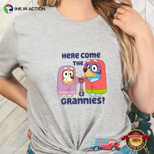 Her Come The Grannies Janet And Rita Shirt, Bluey Cartoon Merch ...