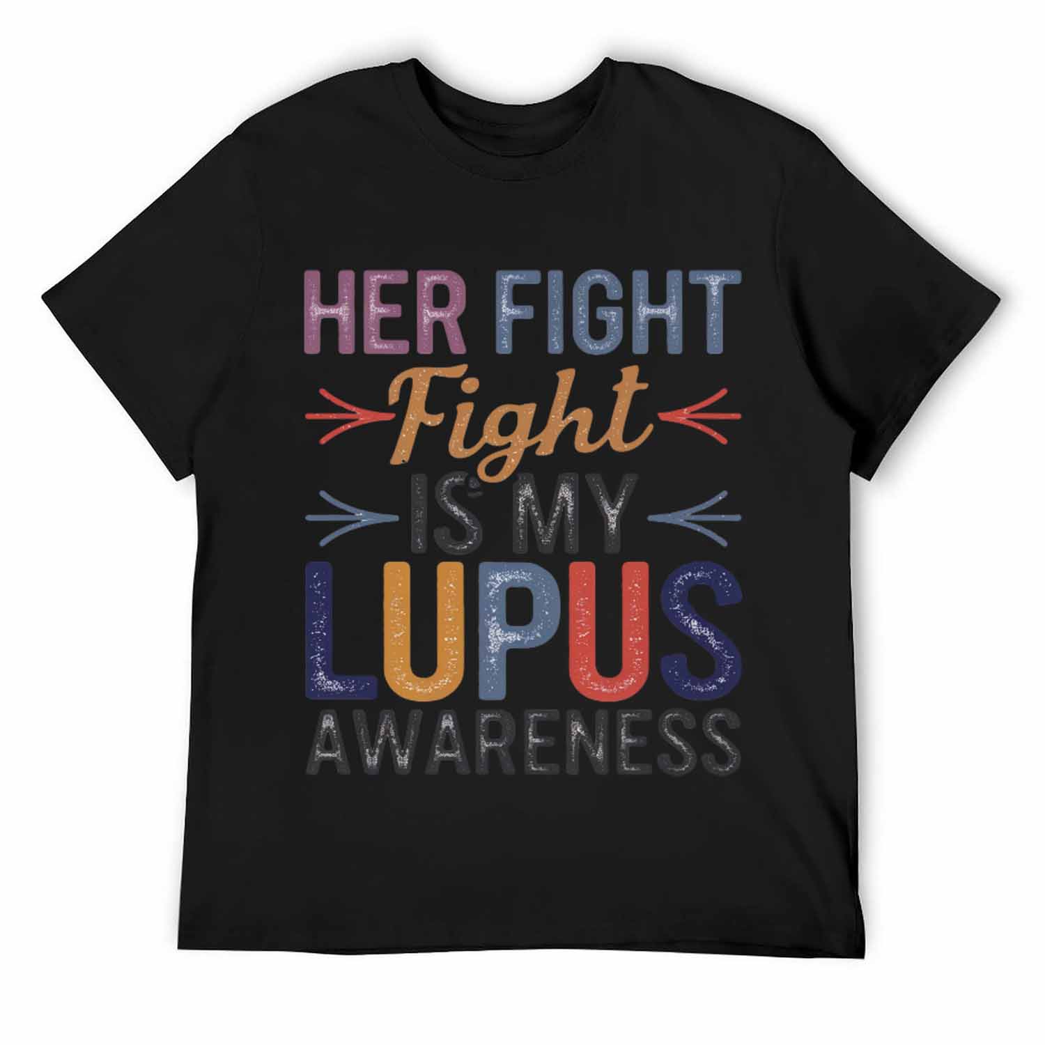 Her Fight Is My Fight - Lupus Awareness Cute End Of School Year Teacher Summer T-Shirt - Walmart.com