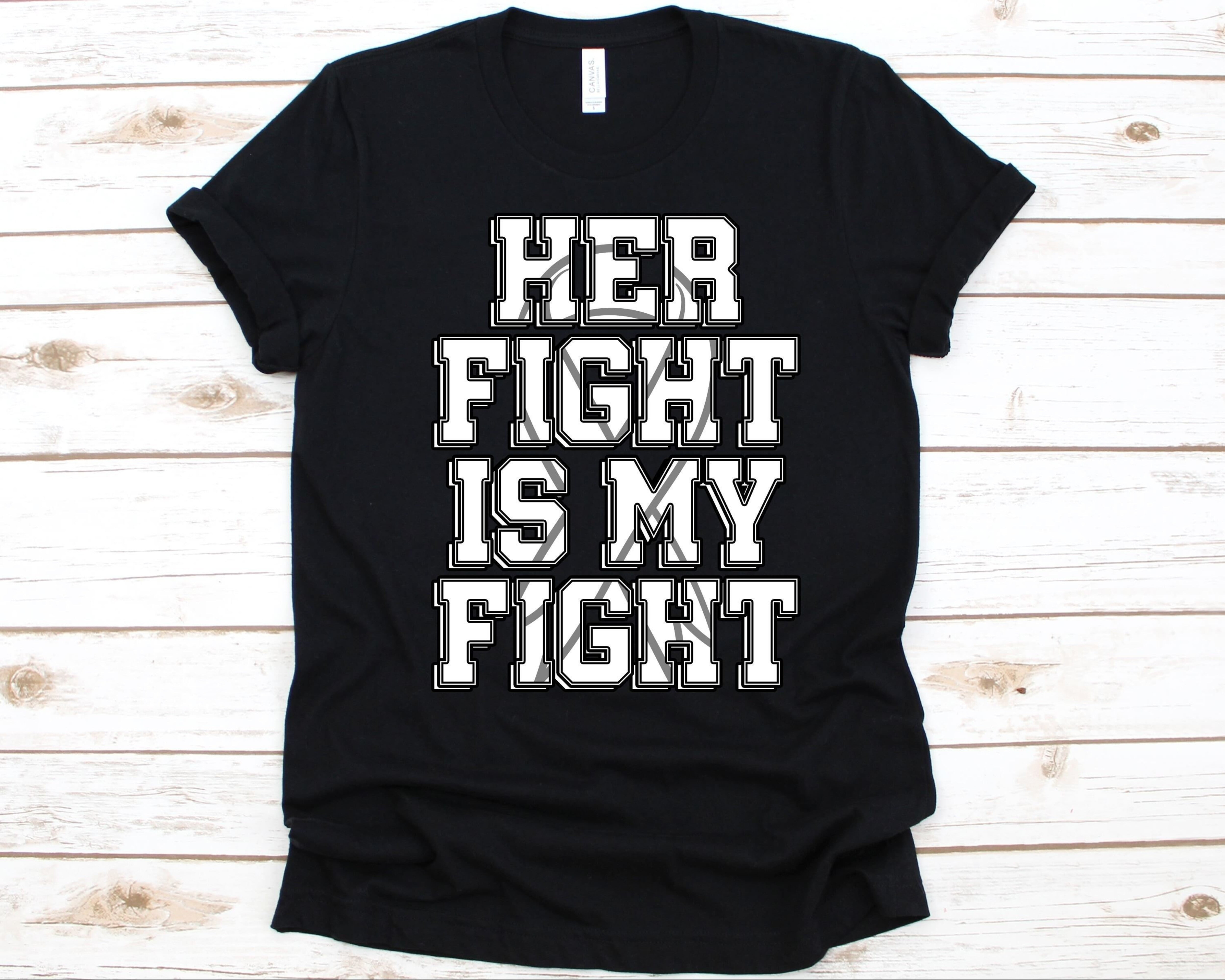 Her Fight Is My Fight Shirt, Gift For Multiple Hereditary Exostoses ...