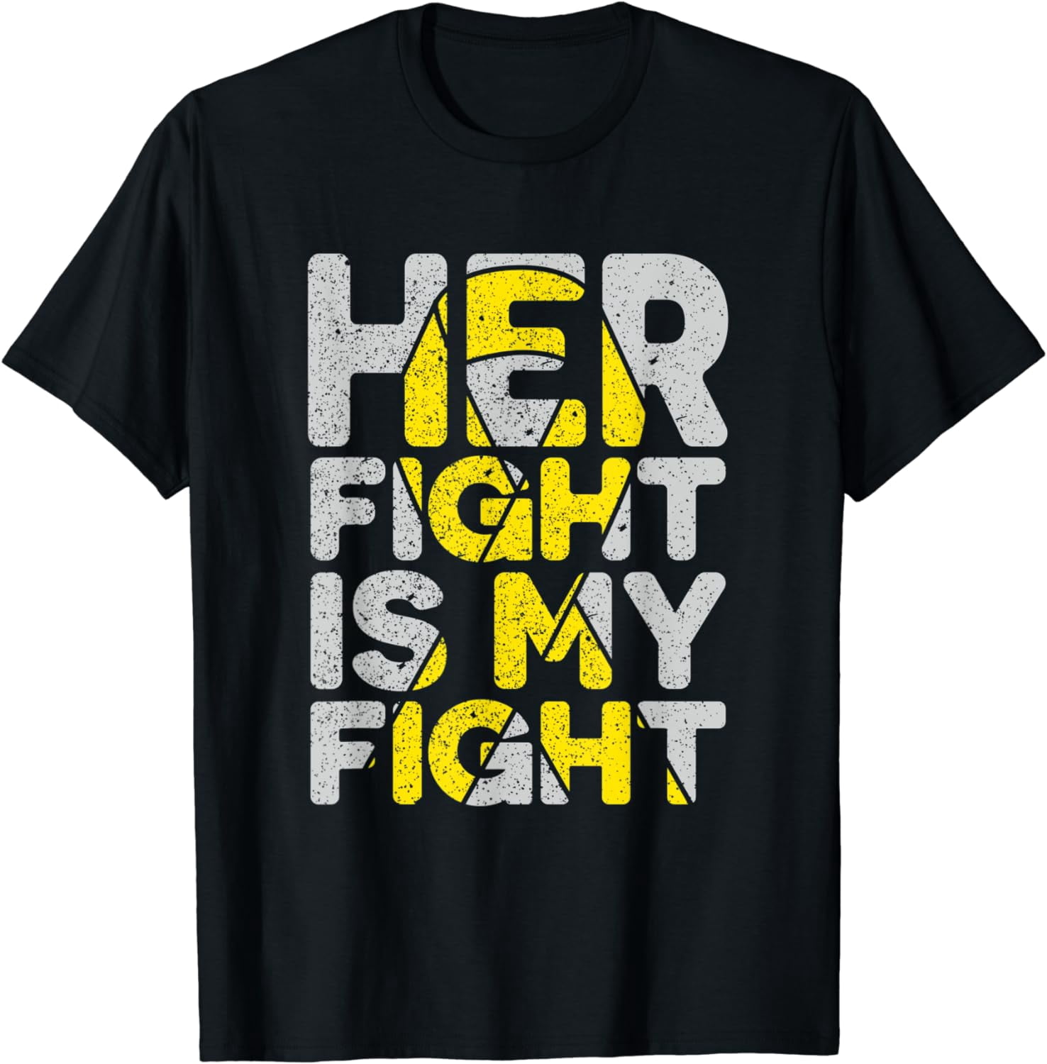 Her Fight is My Fight Bone Cancer , Sarcoma Awareness T-Shirt - Walmart.com