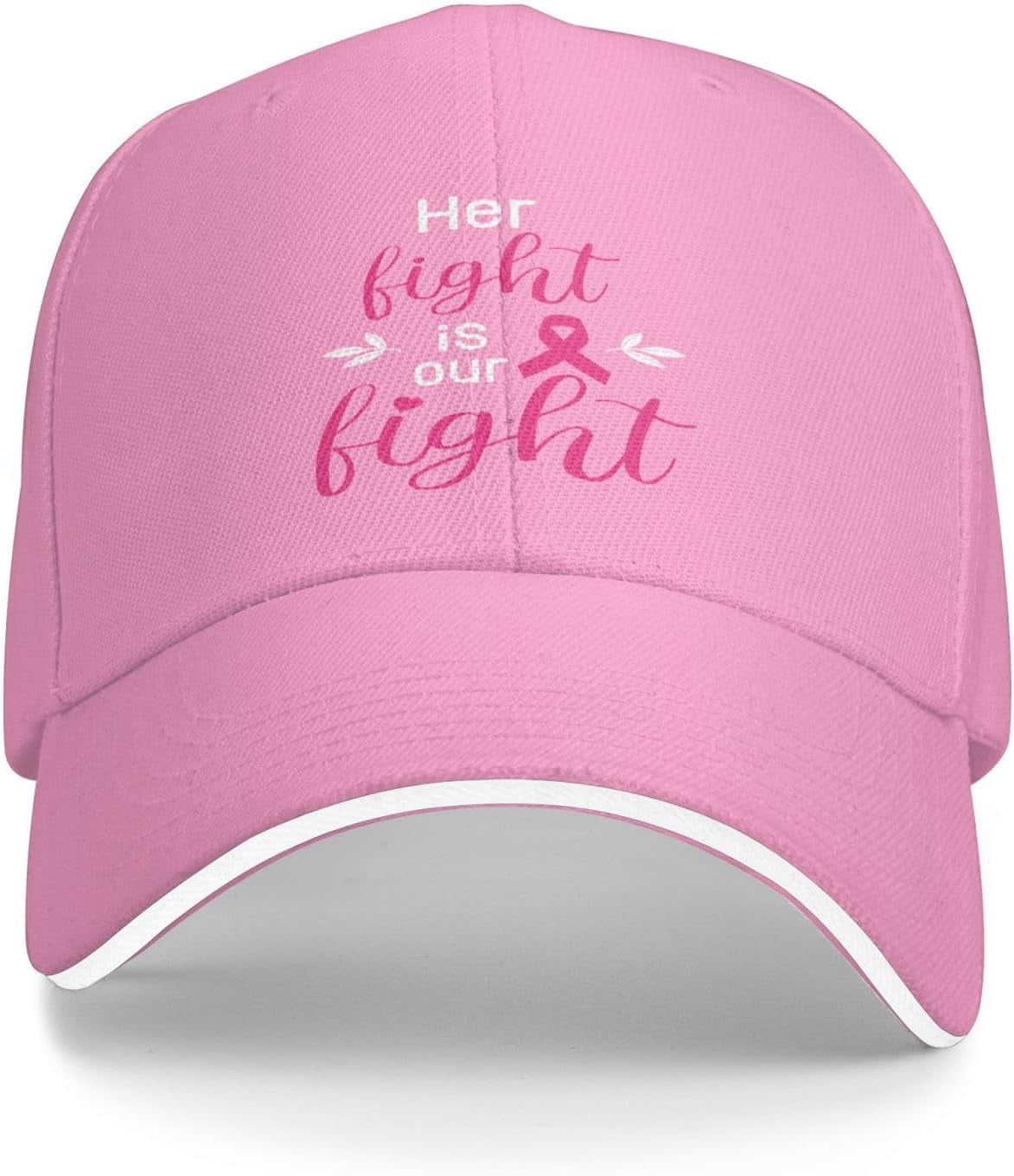 Her Fight is My Fight Trucker Hat Baseball Cap Funny Outdoor Travel Dad ...
