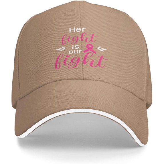 Her Fight is My Fight Trucker Hat Baseball Cap Funny Outdoor Travel Dad ...