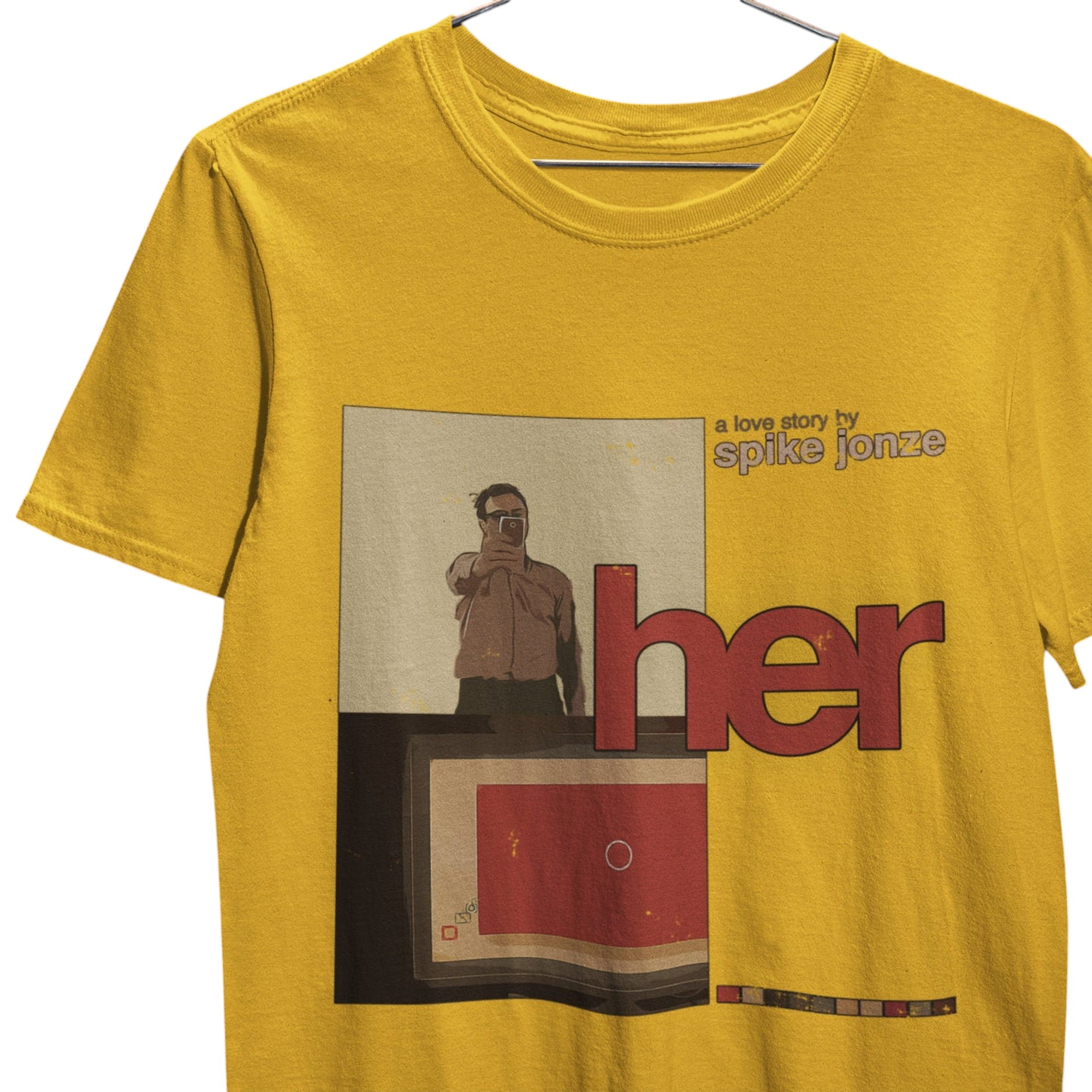 Her Spike Jonze Joaquin Phoenix Drama Sci-Fi Movie Merch Classic Unisex T-Shirt, Graphic Tee ...