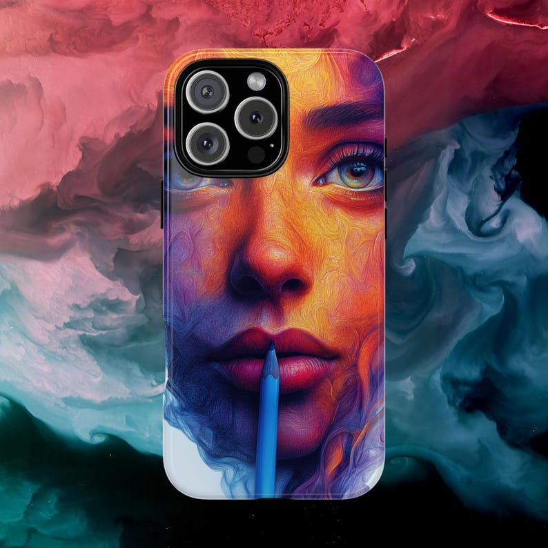 Her Story Drawing Realistic Sketch Abstract Art Phone Case for iPhone ...