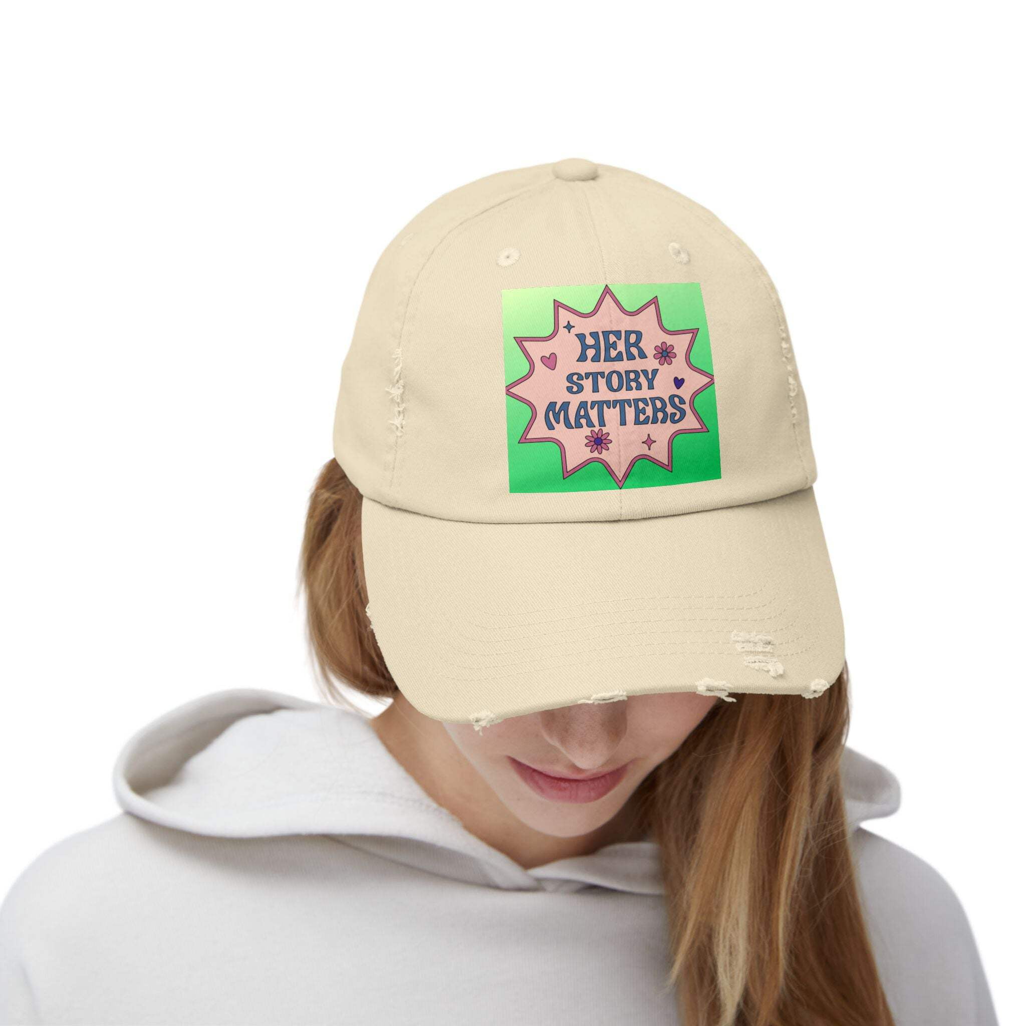 Her Story Matters Unisex Distressed Cap - Walmart.com